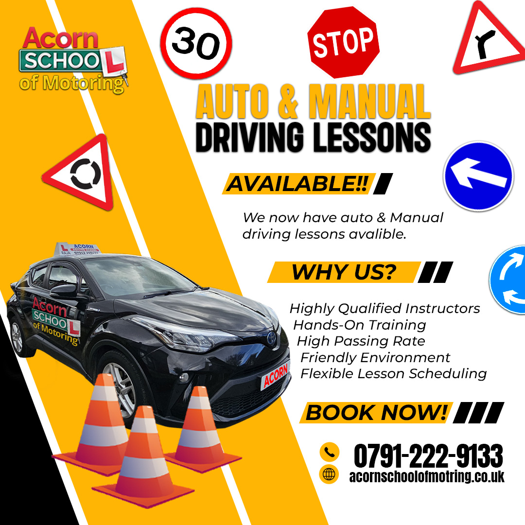 Automatic Driving Instructor I Automatic & Manual Driving Lessons